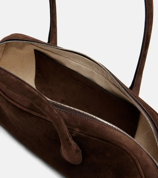 Magda Butrym Brigitte Suede Shoulder Bag - Brown