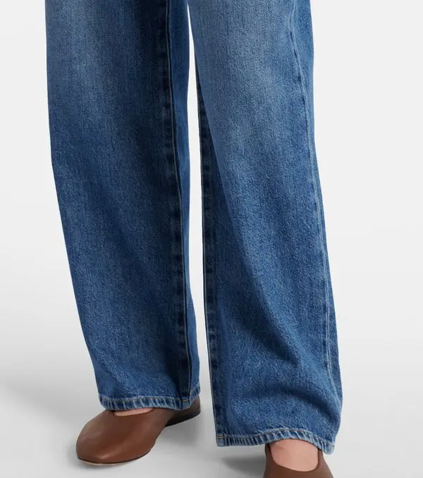 Ag Kora Mid-rise Wide-leg Jeans