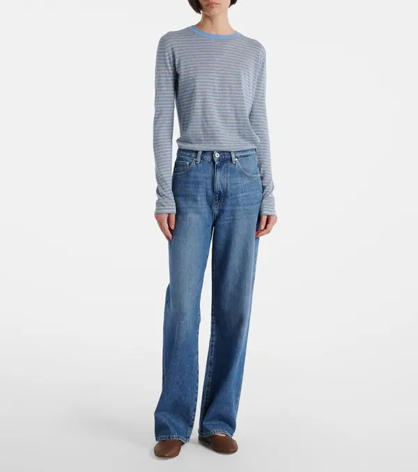 Ag Kora Mid-rise Wide-leg Jeans