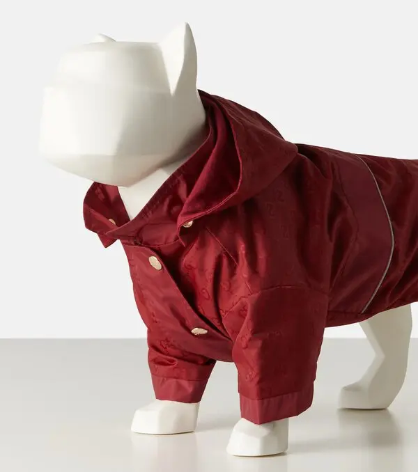 Gucci Pet Raincoat - Red
