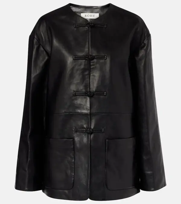RÓHE Leather Jacket - Black