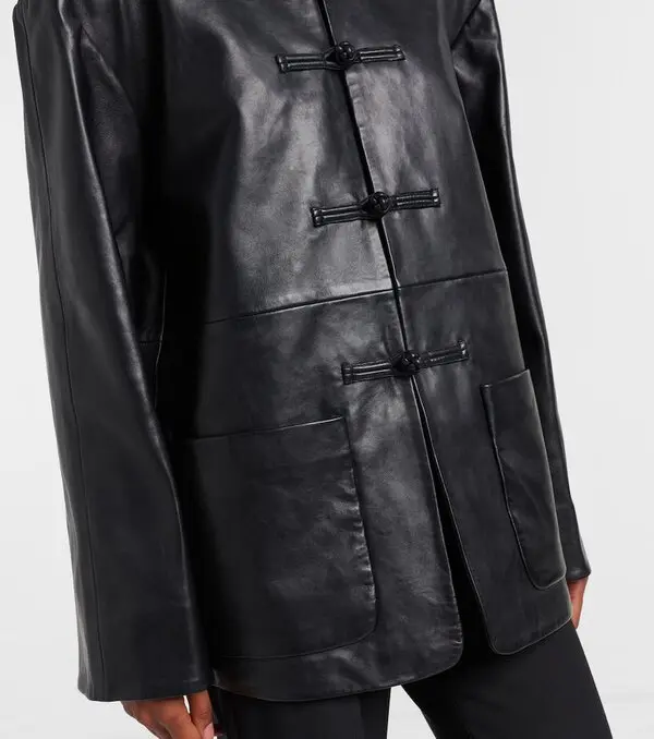 RÓHE Leather Jacket - Black