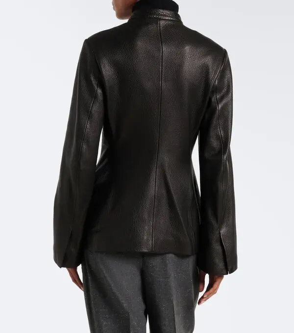 RÓHE Leather Jacket - Black