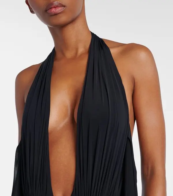Balmain Halterneck One-piece Swimsuit
