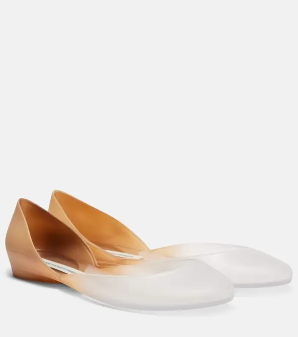 Christopher Esber Baja Ballerina Flats - Transparent