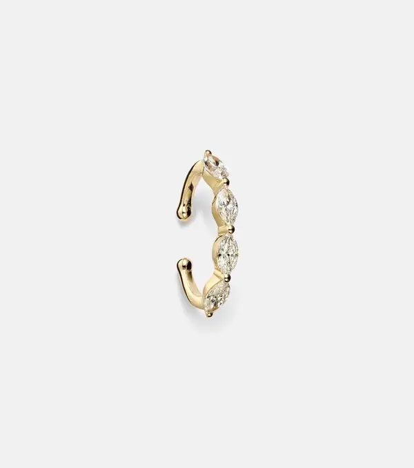 Shay Jewelry 18kt Yellow Diamond Ear Cuff - Gold
