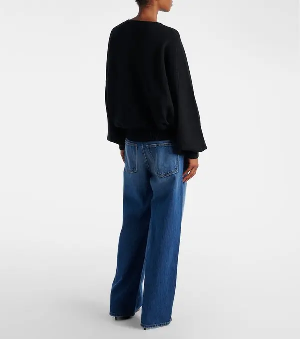 Khaite Wolfe Cashmere Sweater - Black