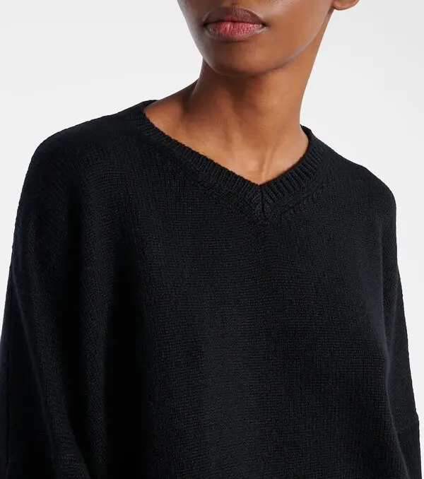 Khaite Wolfe Cashmere Sweater - Black