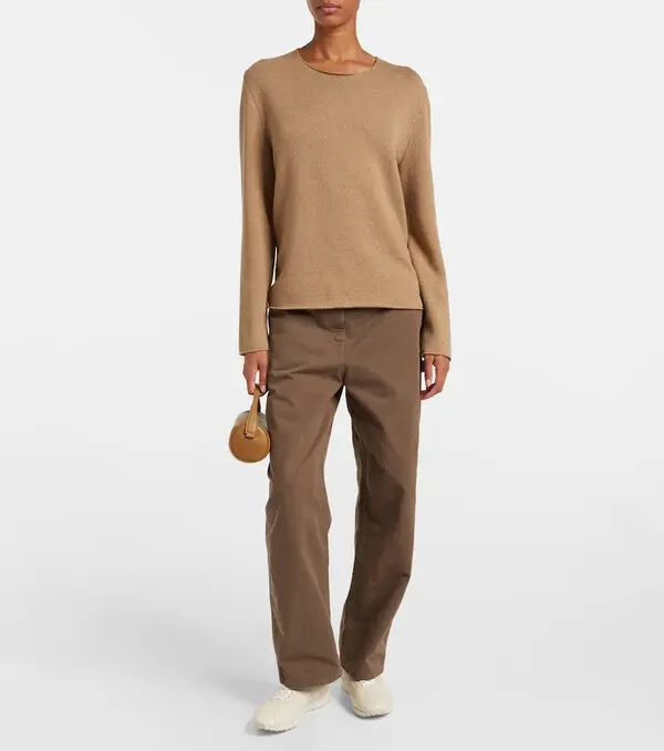 THE ROW Mica Leather Sneakers