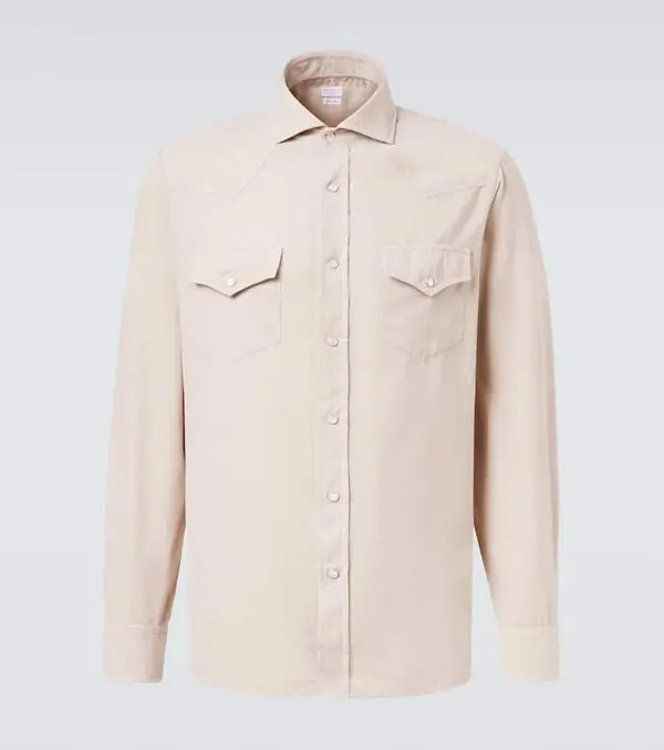 Brunello Cucinelli Ls Cotton Shirt