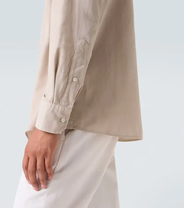Brunello Cucinelli Ls Cotton Shirt