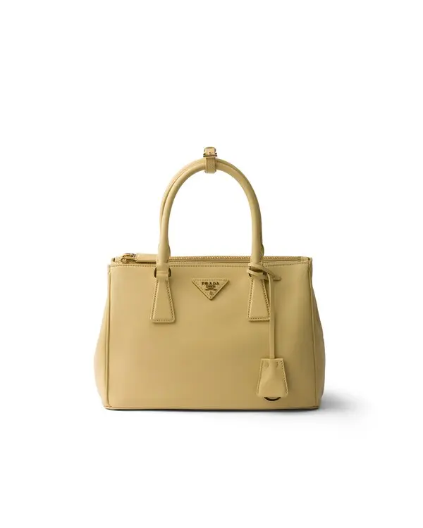 Prada Galleria Medium Leather Bag - Yellow