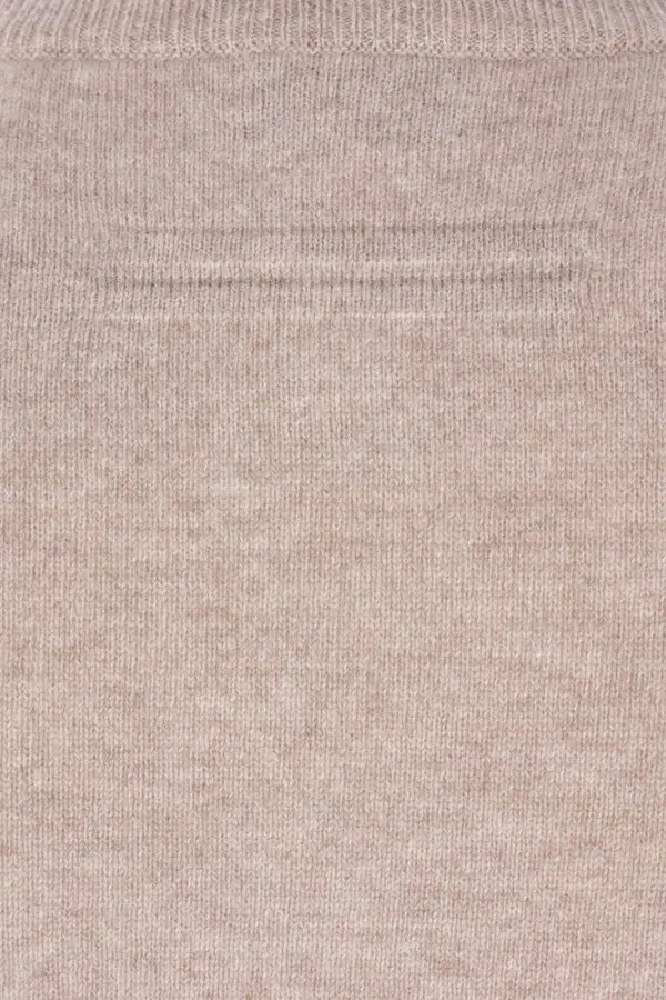 Zegna Cashmere Knit Sweater - Light Beige Combined