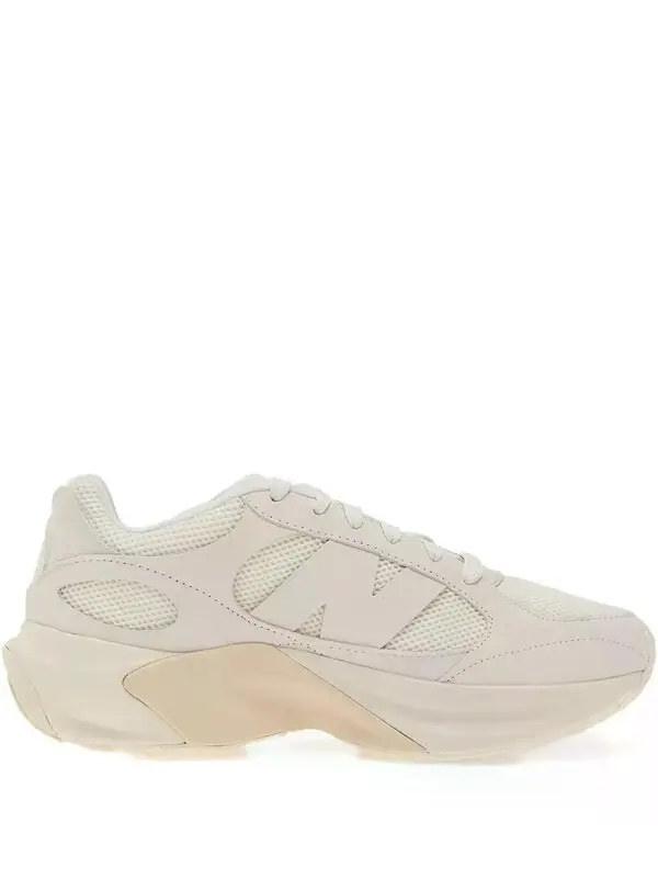 NEW BALANCE Mesh-panelled Leather Trainers - Neutrals