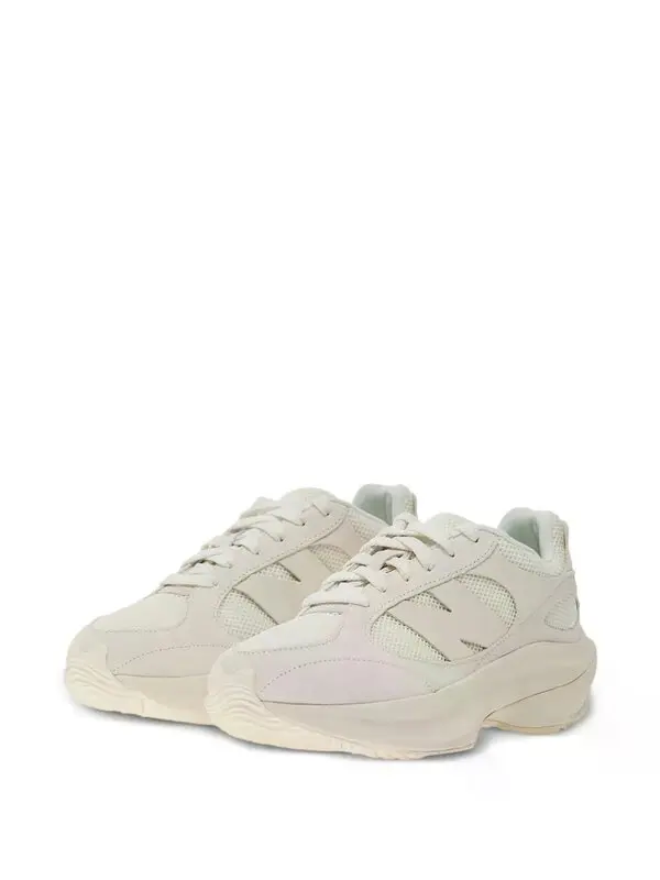 NEW BALANCE Mesh-panelled Leather Trainers - Neutrals