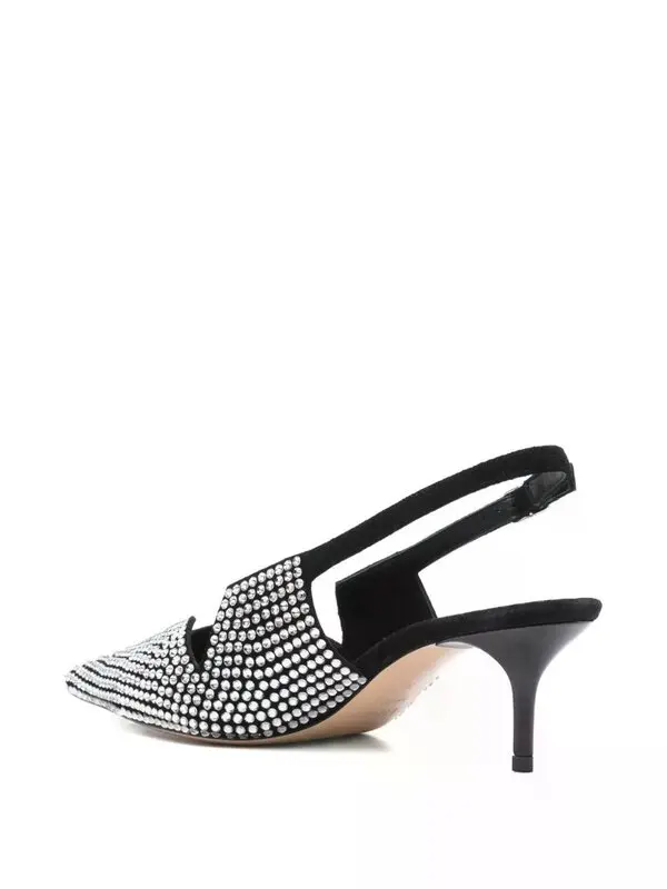 Coperni 60mm Crystal-embellished Slingback Pumps
