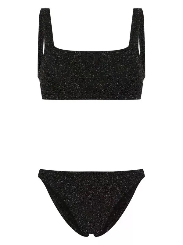 Hunza G Xandra Shirred Bikini - Black