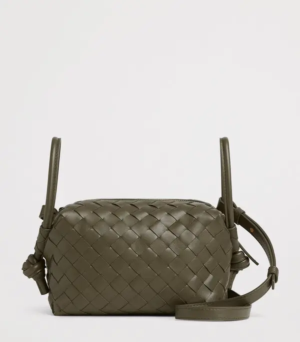 Bottega Veneta Small Intrecciato Leather Loop Top-handle Bag