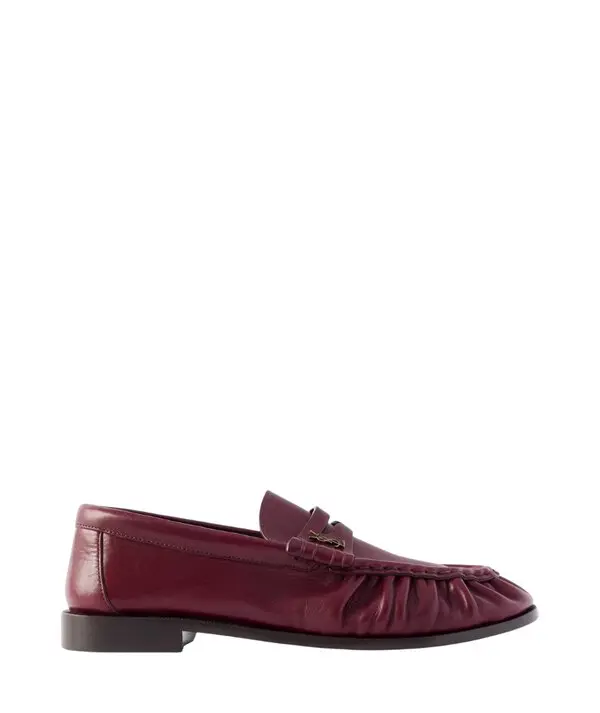 Saint Laurent Le Loafer In Leather - Red