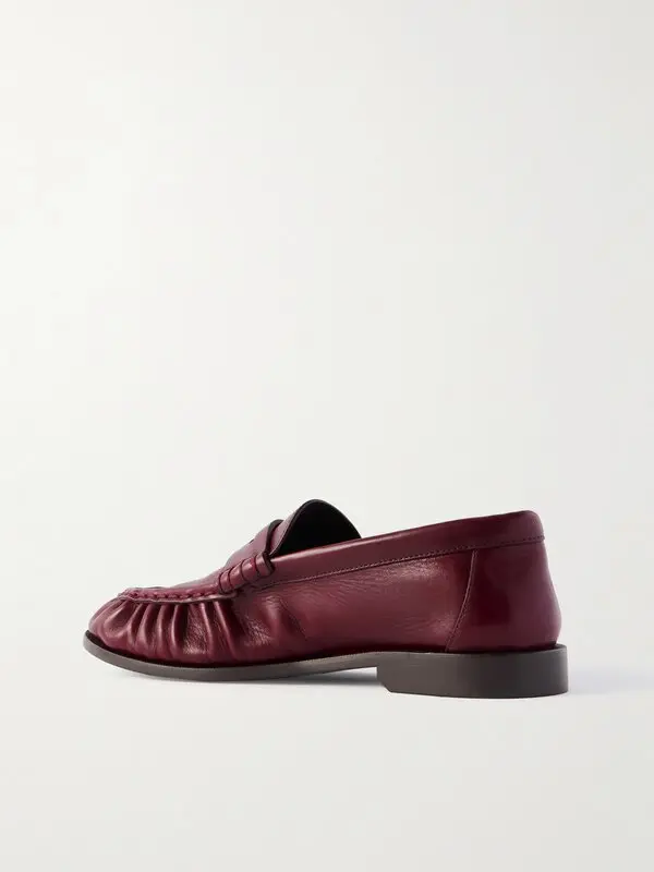 Saint Laurent Le Loafer In Leather - Red