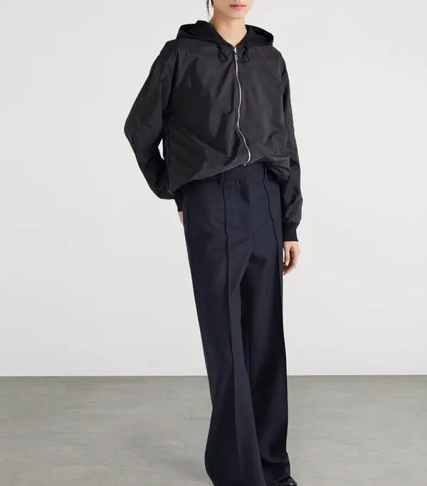 Prada Cotton Reversible Hoodie - Black