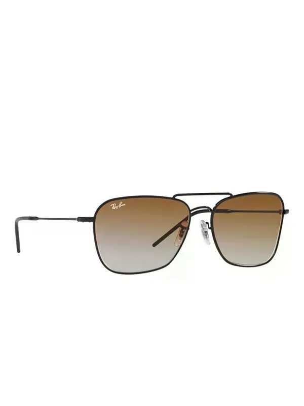 Ray-ban Caravan Square-frame Sunglasses - Black