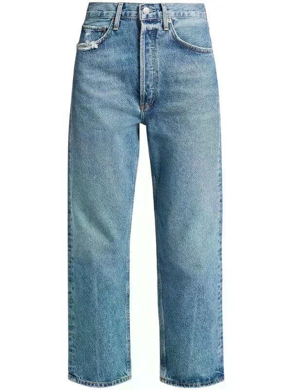 AGOLDE 90s Crop Straight-leg Jeans