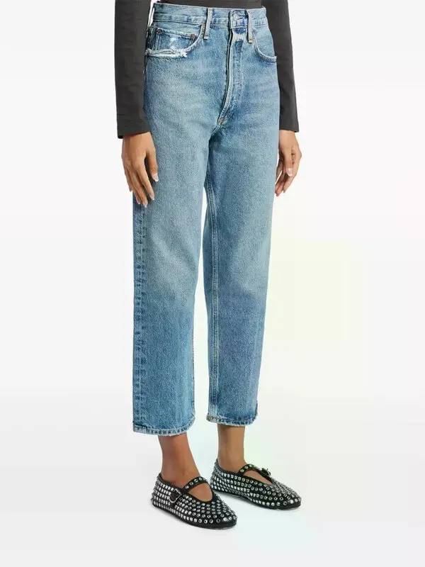 AGOLDE 90s Crop Straight-leg Jeans