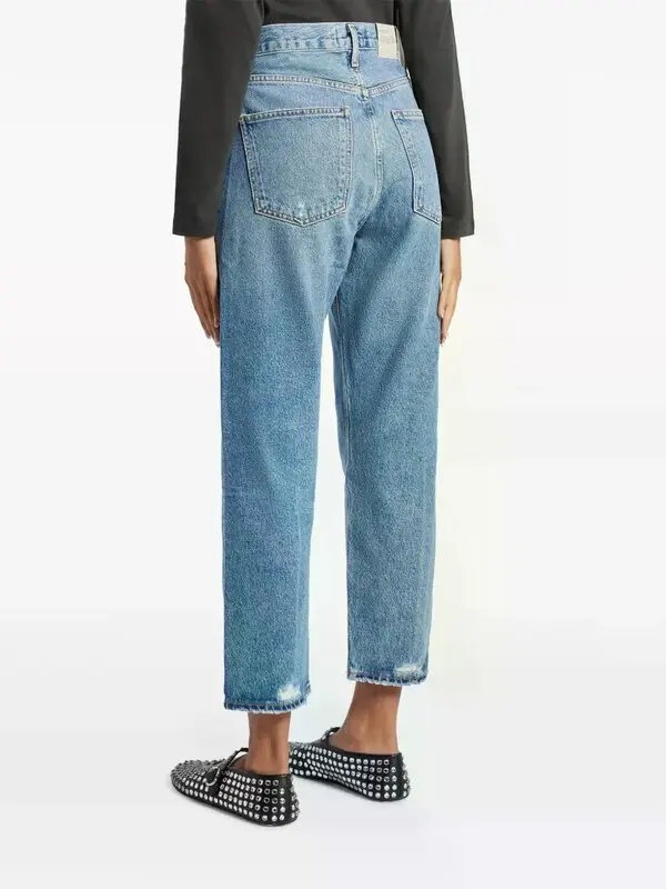 AGOLDE 90s Crop Straight-leg Jeans