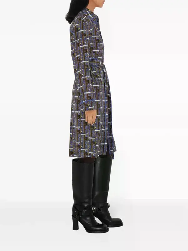 Burberry Silk Twill Dress