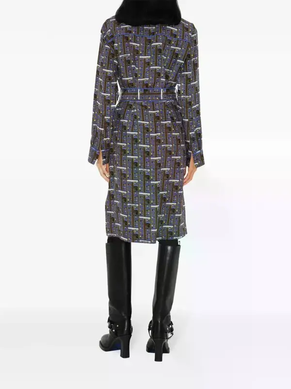 Burberry Silk Twill Dress