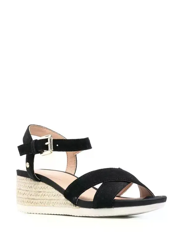 Geox Ischia Jute Wedge Sandals