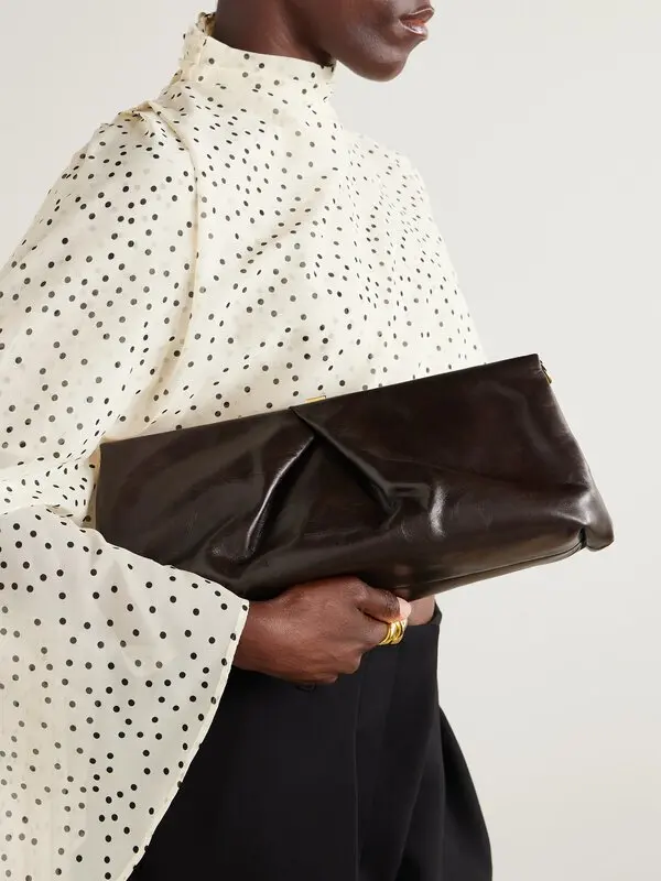 Dries Van Noten Leather Clutch