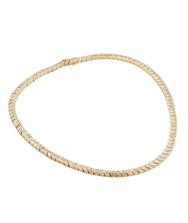 ANITA KO Arrow 18-karat Diamond Choker - Gold
