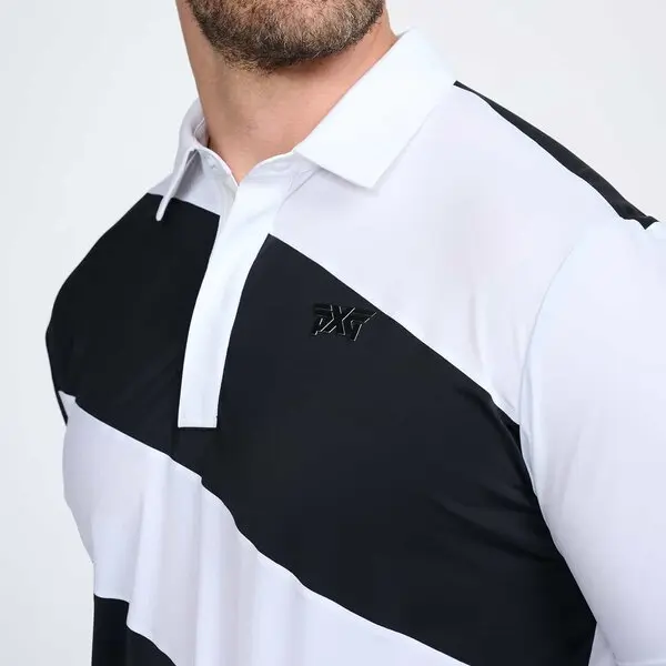 PXG Diagonal Stripe Polo