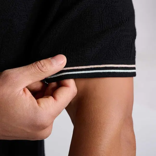 PXG Multi-logo Jacquard Knitted Polo