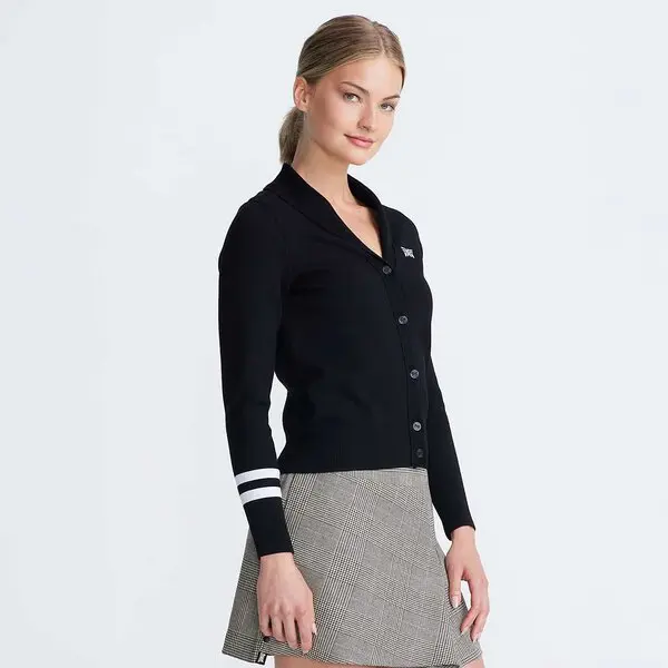 PXG Rolled Collar Cardigan