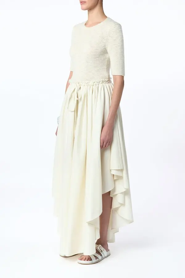 Gabriela Hearst Dea Pleated Maxi Skirt