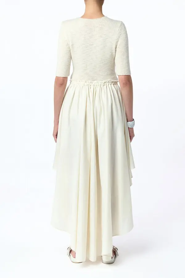 Gabriela Hearst Dea Pleated Maxi Skirt