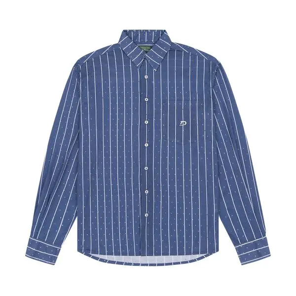 DENIM TEARS Oxford Mesh Button Up