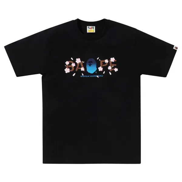 A BATHING APE Sakura Tee - Black