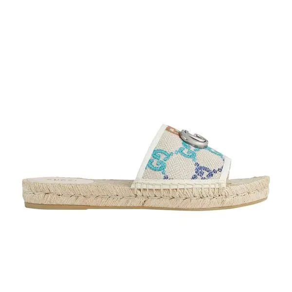 Gucci Gg Espadrille Slides