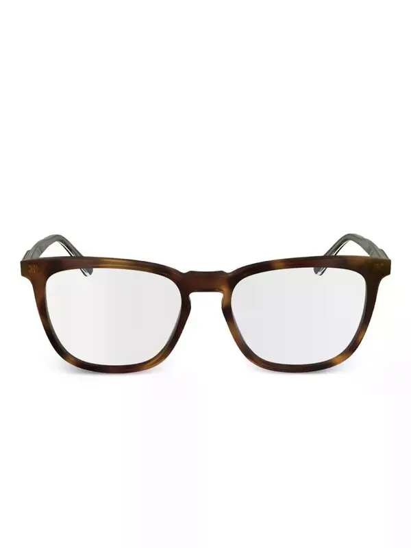 Calvin Klein Rectangle Acetate Frames - Brown