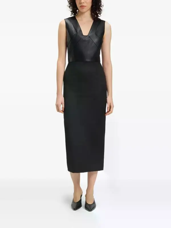 BOSS Panelled Midi Dress