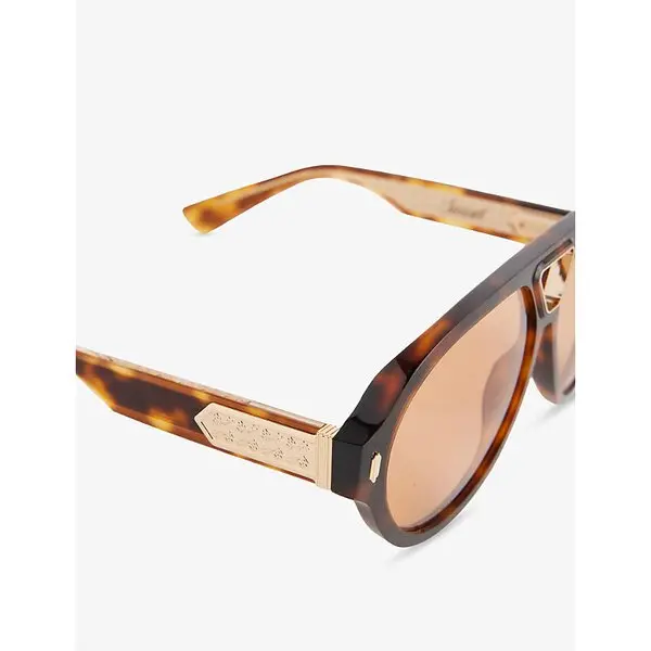 Amiri Aviator-frame Acetate Sunglasses