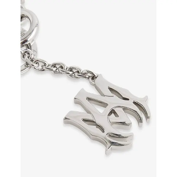 Amiri Metal Logo Keychain - Silver | Editorialist