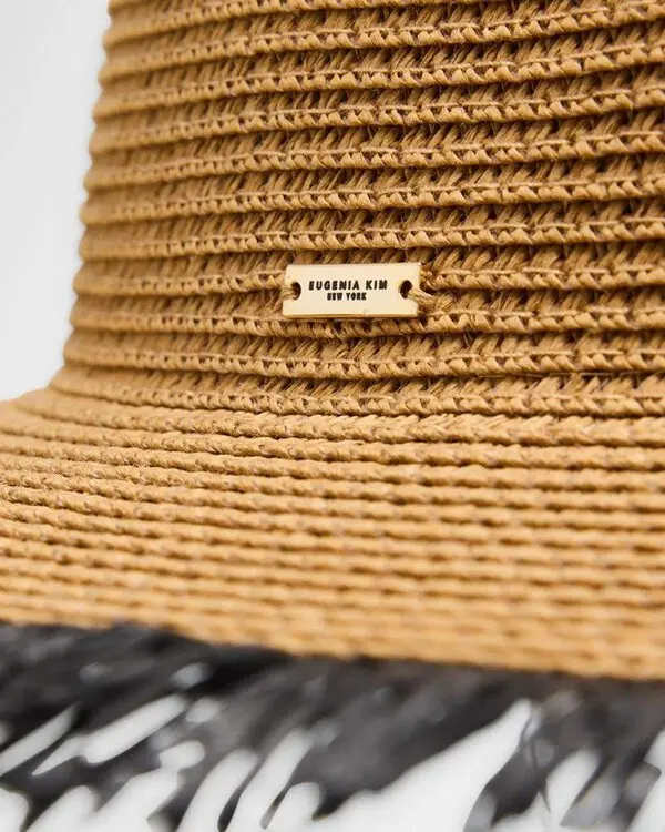 Eugenia Kim Courtney Fringed Packable Fedora