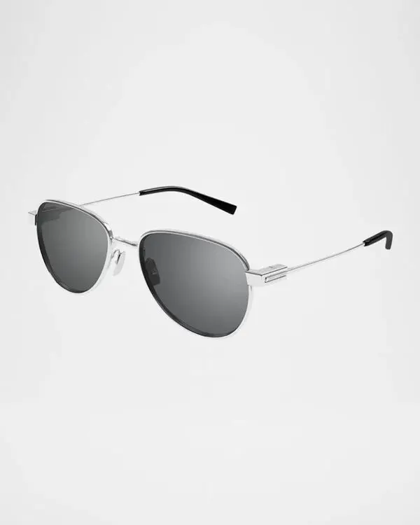 Saint Laurent Sl 772 Aviator Sunglasses - Silver
