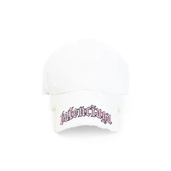Balenciaga Cotton Cap - White