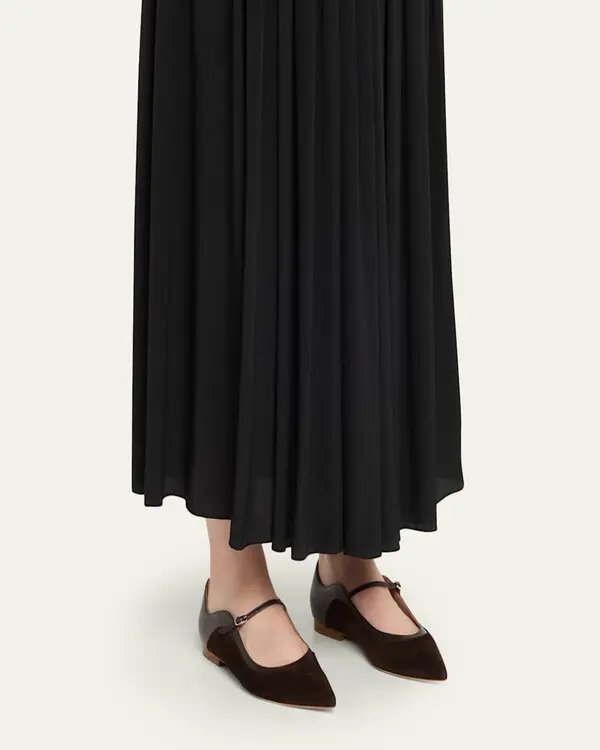 MALONE SOULIERS Corina Pointed-toe Ballerina Flats